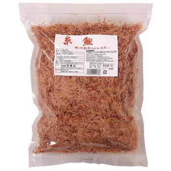 鰹節を糸状に削り上げました。鰹節の旨味が素材を引き立てます。冷奴、お浸し等のトッピングとしてお使いください。直射日光、高温多湿を避けて保存して下さい。開封後はチャックを閉じて冷蔵庫に保管し、お早めにご使用下さい。内容量1袋あたり:500gサ...
