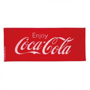 コカ・コーラの毛這いジャガード織のフェイスタオルです。サイズ34×80cm個装サイズ：20×15×5cm重量個装重量：100g素材・材質綿100%仕様COCA-COLACOKEthe Contour Bottle Designthe Red...
