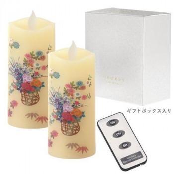 LEDのため、使う場所を選ばないキャンドルです。便利なリモコン付きです。※リモコン用の電池のみ付属します。ローソクの電池は別途お買い求めください。サイズ個装サイズ：7×13×16cm重量個装重量：390g仕様ローソク電源:アルカリ単三乾電池...