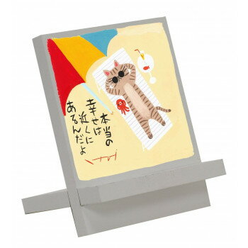 卓上イーゼルスタンドに糸井忠晴のアートがプリントされた商品です。サイズW8×H11×D7.5cm個装サイズ：8.5×11.5×8.0cm重量(約)100g個装重量：200g素材・材質MDF仕様卓上用生産国日本fk094igrjs