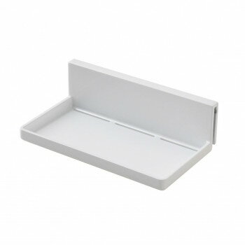 レール収納システム用のトレー。【使用強度】耐荷重制限はあくまで目安です。取り付け後の荷重が垂直方向以外に掛からないようにしてください。落下の原因になります。サイズ150×105×高さ46mm個装サイズ：6×10.5×18cm重量個装重量：1...