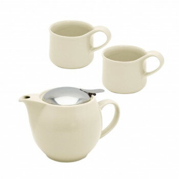 2〜3人用に使いやすい大きさで、一人暮らしからファミリーまで幅広く使えるティーポットと、カフェマグスモールサイズのギフトセットです。マグカップは容量200ccとコンパクトなので、ティーカップとしてもコーヒーカップとしてもちょうどいい大きさで...