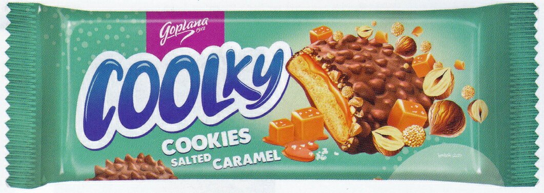 内容量：140g （9枚） 賞味期限： 2026.10.. 塩キャラメル、ヘーゼルナッツ、ライスクリスプ が入ったクッキーをチョコレートでコーティングしました。 ブランド名がソリダルノからゴプラナに変わりました。GOPLANA (ゴプラナ)...