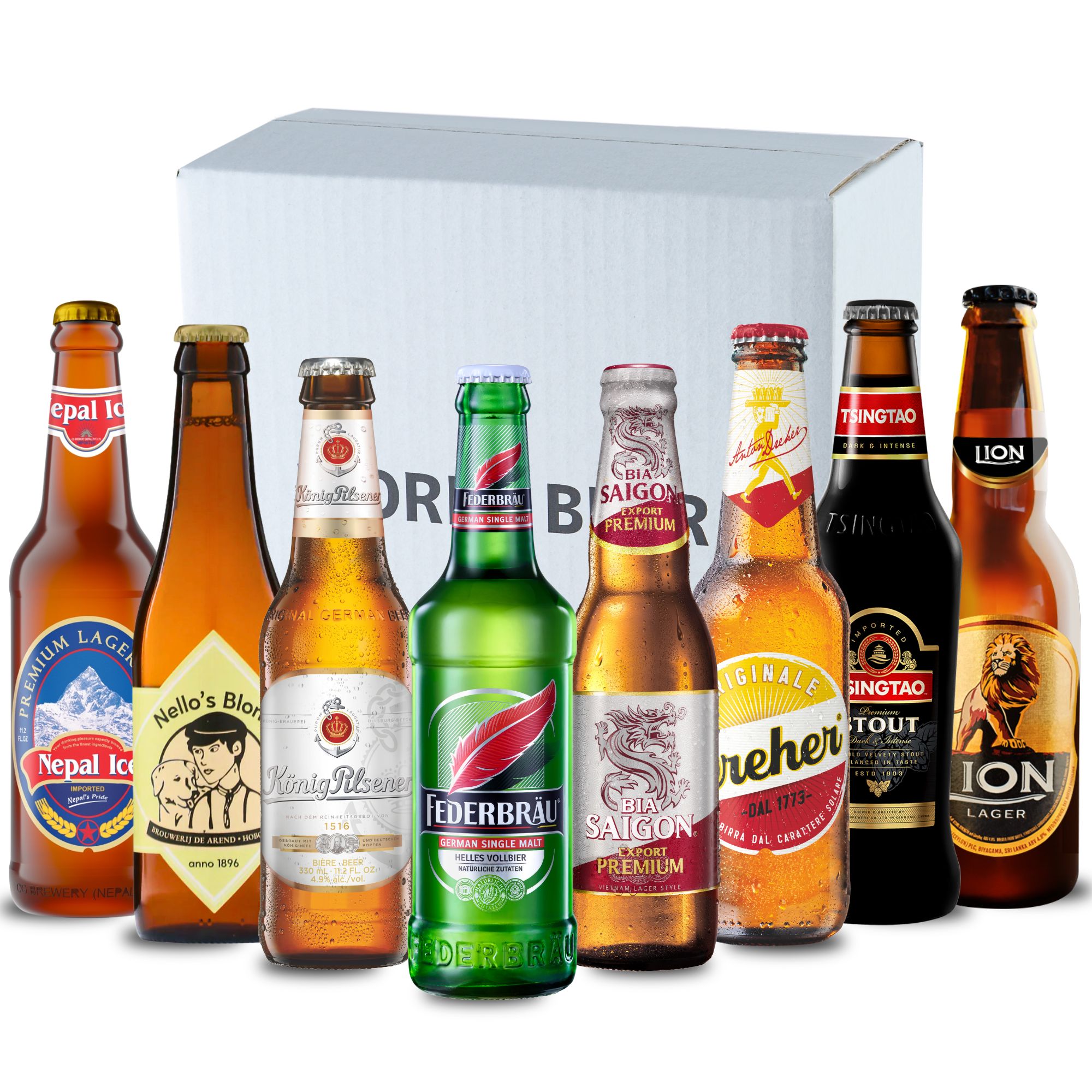 商品紹介 セット内容: ■フェダブロイ (タイ・320ml) ■サイゴンプレミアム (ベトナム・330ml) ■ライオンラガー (スリランカ・330ml) ■ドレハー (イタリア・330ml) ■ケーニッヒピルスナー (ドイツ・330ml)...