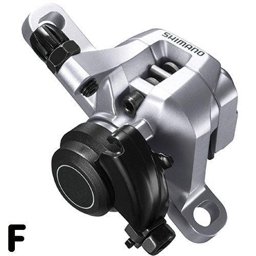 メカニカルディスクブレーキ／フロント用New スーパーSLR 対応ポストマウント　インターナショナルA)パッド材質：レジン（G01S）付属/　SM-MA F 160 P/S　アダプター　(フロント160mm用）ディスクローター、台座は付属し...