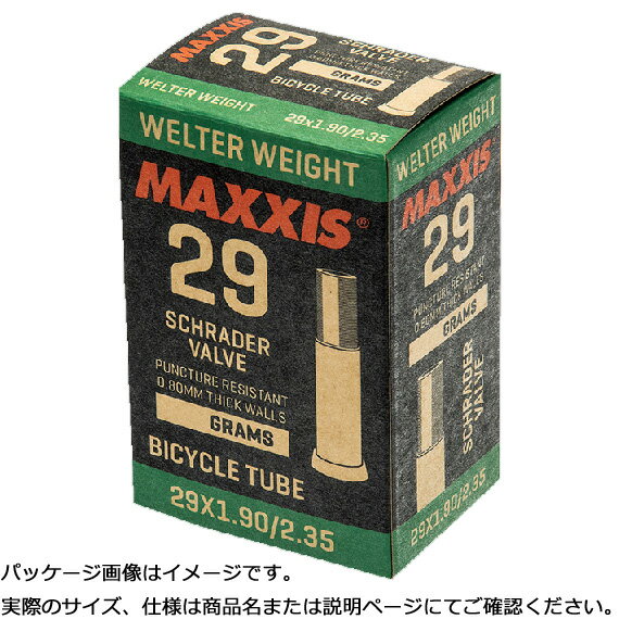 パンクに強く空気の抜けが少ない、厚さ0.8mmのブチルチューブ。米式バルブ、ボックスパッケージ仕様。重量：130gバルブ長：48mm厚さ：0.8mm商品のカラー・サイズについて商品のカラーはディスプレイの種類等により、実物と異なって見える場...