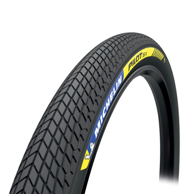 BMXレース用タイヤミシュランがBMXレースに復帰。チューブレス・レディ・テクノロジーを採用し、転がり効率の最適化・グリップ力の向上を備えたBMXレースタイヤです。サイズ：20×1.70カラー：ブラック重量：400gTPI：4×120商品の...