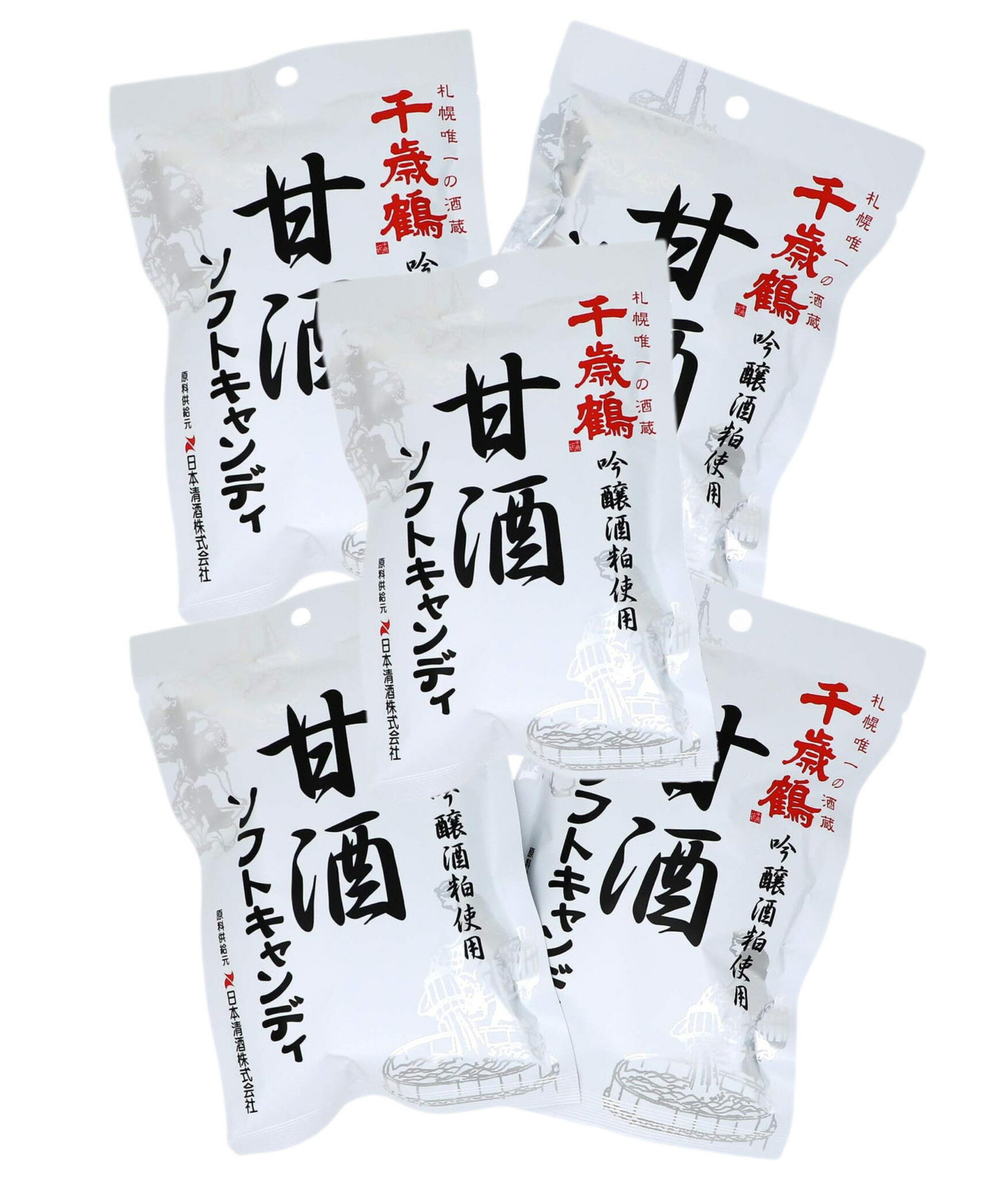 商品情報【内容量】96g（個包装込み）×5袋セット【原材料】還元水飴（国内製造）、砂糖、水飴、加糖練乳、脱脂粉乳、酒粕、植物油脂、ゼラチン、植物たんぱく、生クリーム、食塩／トレハロース、香料、乳化剤、（一部に乳成分・ゼラチン・大豆を含む）【...