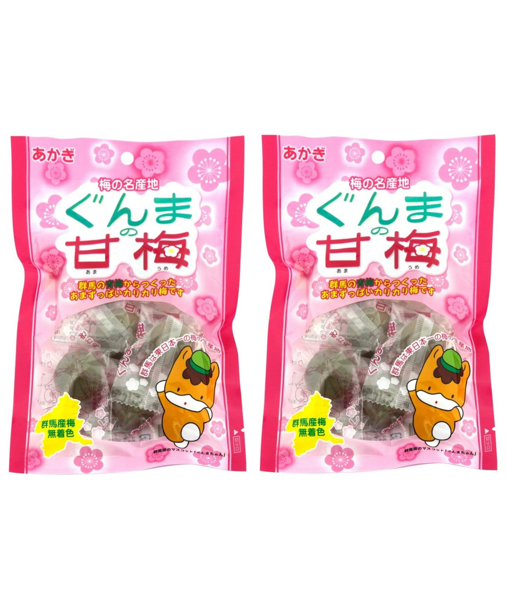 商品情報【内容量】80g×2袋セット【原材料名】梅（群馬県）、漬け原材料[糖類（果糖ぶどう糖液糖、果糖）、醸造酢、食塩、りんご酢、酒精]／酸味料、香料、甘味料（スクラロース）【栄養成分表示】可食部100gあたりエネルギー：58kcal、たん...