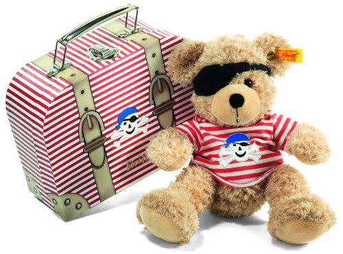 【商品名】Steiff (シュタイフ)製 "Fynn Teddy Bear Pirate In Suitcase "(フィン・テディベア・パイレーツ・イン・スーツケース) 28cm【カテゴリー】おもちゃ:ぬいぐるみ【商品説明】製造工程で発生...