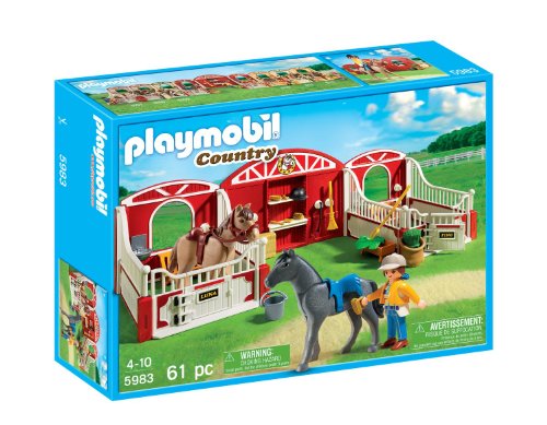 【商品名】Playmobil（プレイモービル） Country Pony Stable ポニー 小屋 5983 【カテゴリー】おもちゃ:その他【商品説明】米国で大変人気の商品です。米国で大変人気の商品です。