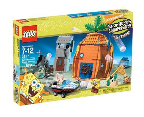 【商品名】レゴ　スポンジボブ　LEGO　3827 Adventures in Bikini Bottom 　【カテゴリー】ホビー:ブロック【商品説明】ピース数: 575ピース 対象年齢: 7-12歳