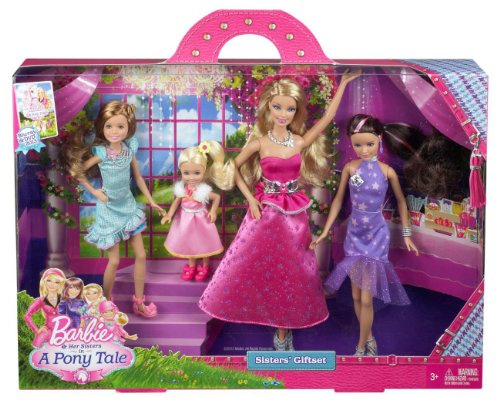 【商品名】バービー・Mattel Barbie Y7562「バービーと彼女の姉妹」 【カテゴリー】おもちゃ：Barbie【商品詳細】 バービー(Barbie)はアメリカの玩具メーカーマテル社が販売する着せ替え人形です。現在まで全世界での販売...