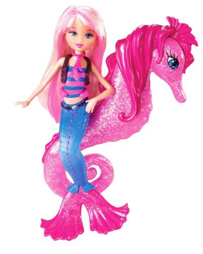 【商品名】バービー Barbie In A Mermaid Tale Seahorse Stylist Doll - Pink ドール 人形 フィギュア 【カテゴリー】おもちゃ：きせかえ人形・ハウス【商品詳細】