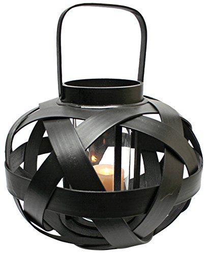 【商品名】Design Toscano Hakan 8-Inch Rattan Lantern, Small, Black 【カテゴリー】ホーム：インテリア【商品詳細】 Reminiscent of traditional Japanese...