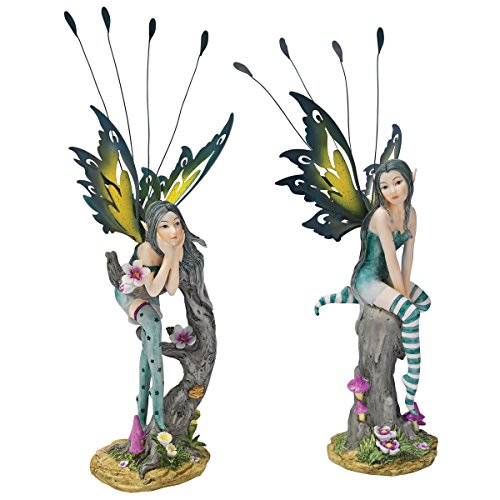 【商品名】Design Toscano Lochloy House Fairy Twins Statue Set 【カテゴリー】ホーム：インテリア【商品詳細】 QS9327381 Features: -Cast in quality des...