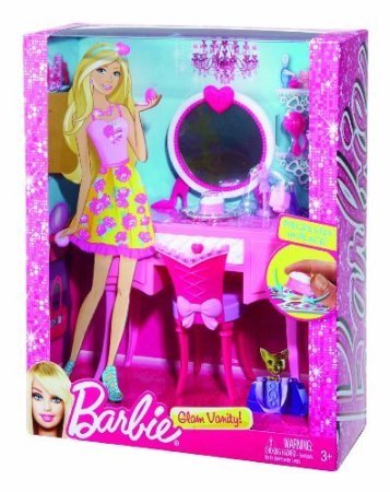 【商品名】Game/Play Barbie(バービー) Glam Vanity Furniture Set Kid/Child ドール 人形 フィギュア【カテゴリー】おもちゃ：きせかえ人形・ハウス【商品詳細】 Game/Play Barbi...