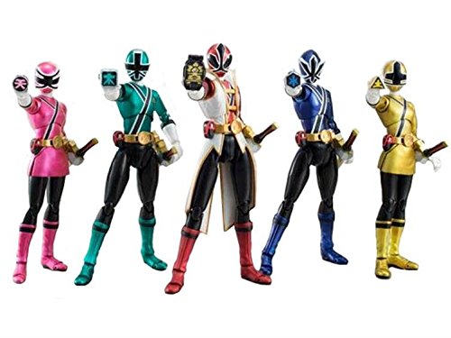 【商品名】S.H. Figuarts - Samurai Metallic 5-Pack SDCC 2013 Exclusive Power Rangers / Super Sentai Samurai Sentai Shinkenger ...