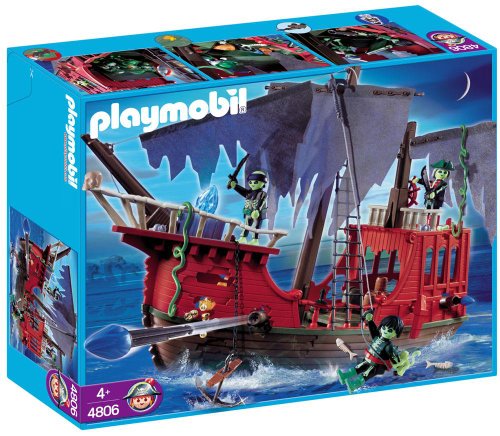 【商品名】PLAYMOBIL (プレイモービル) Ghost Pirate Ship Set 【カテゴリー】おもちゃ：ブロック【商品詳細】