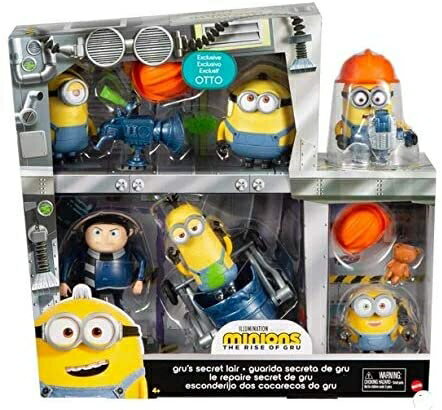 【商品名】Minions 2 The Rise of Gru Gru's Secret Lair ミニオンズ2グルーグルーの秘密の隠れ家フィギュア 【カテゴリー】おもちゃ【商品説明】