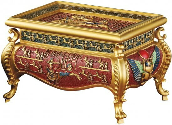 【商品名】Design Toscano The Pharaoh's Chariot Treasure Box【カテゴリー】ホーム・キッチン : 彫像【商品説明】寸法: 9 " wx6 dx5 " H 6ポンド。 高品質なデザイナー樹脂で接着...