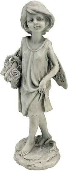 【商品名】Design Toscano Rose Garden Fairy with Basket Statue by Design Toscano【カテゴリー】ホーム・キッチン : 彫像【商品説明】