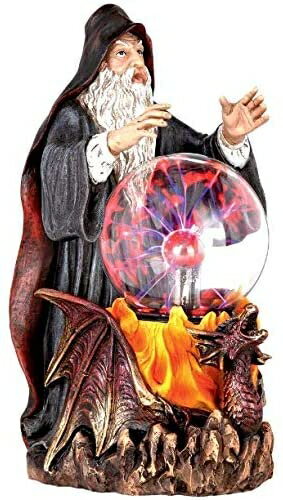 【商品名】Design Toscano Wizard's クリスタルボール イルミネーションゴシック像 フルカラー【カテゴリー】ホーム・キッチン : 彫像【商品説明】寸法: 幅5.5インチ x 奥行き7.5インチ x 高さ11インチ。3ポン...