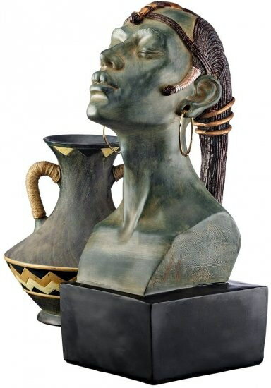 【商品名】Design Toscano Nubian Princess Bust Sculpture 【カテゴリー】ホーム・キッチン : 彫像【商品説明】アメリカ発送 お届けまで2，3週間 返品・返金対応（条件有） お問い合わせ受付