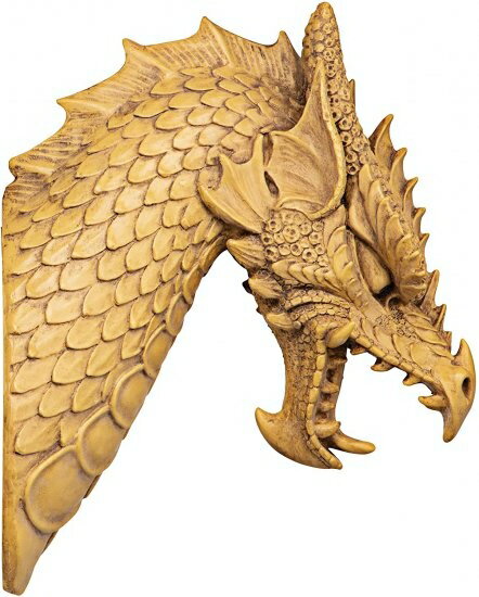 【商品名】(Set of 2) - Design Toscano Head of the Beast Dragon Wall Sculpture - Set of 2【カテゴリー】ホーム・キッチン : 彫像【商品説明】寸法:幅6.5インチ×...