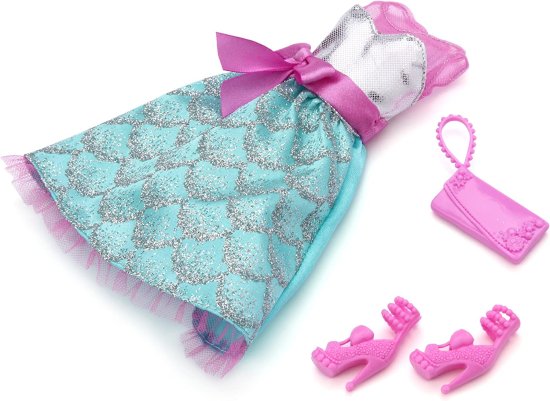 【商品名】Barbie バービー人形の衣装2013パープルフリルパーティードレスBarbie Doll Outfits 2013 Purple Ruffle Party Dress【商品説明】・Fuchisa and aqua color ...