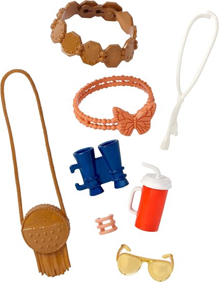【商品名】Barbie バービー Fashions観光アクセサリーパックBarbie Fashions Sightseeing Accessory Pack【商品説明】・This Barbie accessory set includes ...