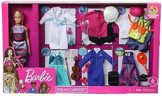 【商品名】Barbie バービー「ドリームキャリア人形セット-6キャリア衣装Barbie "Dream Careers Doll Set - 6 Career Outfits【商品説明】・6 Career Outfits