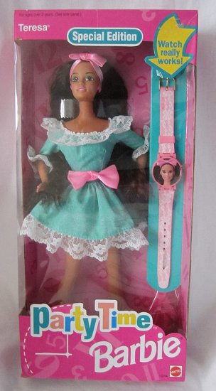 【商品名】Barbie マテルバービーパーティータイムテレサMattel Barbie Party Time Teresa【商品説明】・Barbie Party Time Teresa Mattel #12244 1994 ・Discont...