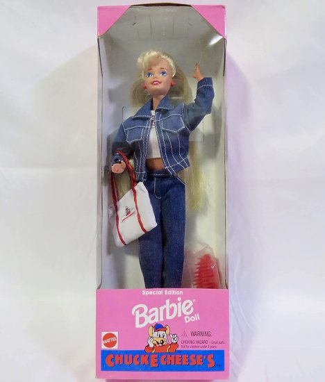 【商品名】Barbie Mattel Chucke Cheese'sバービー（1995）Mattel CHUCKE CHEESE'S Barbie (1995)【商品説明】・Barbie In Jean Outfit with Chuck ...