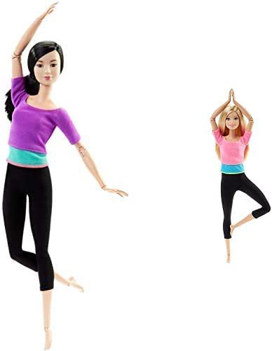 【商品名】Barbie バービーはバービー人形、ピンクトップを動かし、バービー人形、パープルトップを動かすために作られましたBarbie Made to Move Barbie Doll, Pink Top and Made to Move...