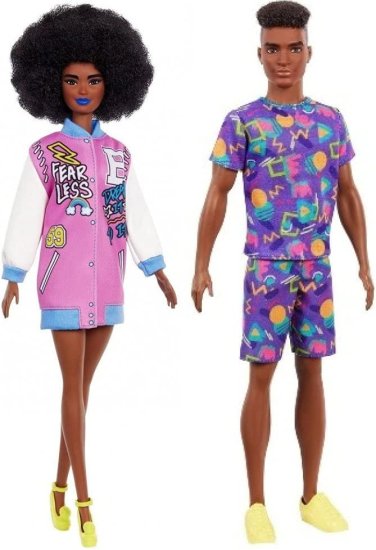【商品名】Barbie バービー＆ケンダークスキン＆ヘアファンキーファッショニスタドールバンドル - それぞれのバービーとそれぞれのケン人形が含まれていますBarbie & Ken Dark Skin & Hair Funky Fashio...