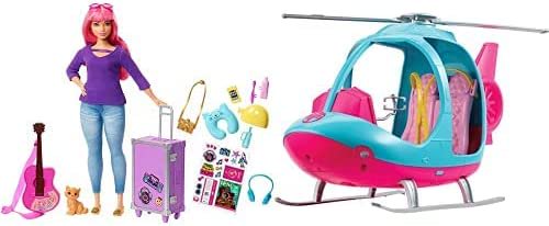 【商品名】Barbie バービー旅行ヘリコプターとバービーデイジートラベルドールBarbie Travel Helicopter AND Barbie Daisy Travel Doll【商品説明】・Send curious minds a...
