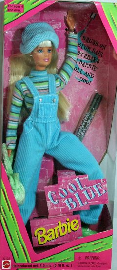 【商品名】Barbie 1997クールブルーバービー人形1997 Cool Blue Barbie Doll【商品説明】・Vintage Barbie Cool Blue Color Streaks Mattel 1997 20122 Ov...