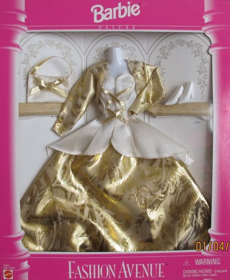 【商品名】Barbie バービー Deluxe Fashion Avenue Gold＆White Collection（1995）Barbie Deluxe Fashion Avenue Gold & White Collection (...