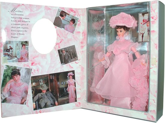 【商品名】Barbie バービーハリウッドレジェンドコレクション - ピンクオーガンザガウンの私のフェアレディーのエリザドゥーリトルBarbie Hollywood Legends Collection - Eliza Doolittle ...