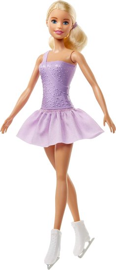【商品名】Barbie 紫色の衣装を着たバービーフィギュアスケーター人形Barbie Figure Skater Doll Dressed in Purple Outfit【商品説明】・