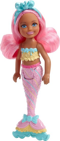 【商品名】Barbie バービードリームトピアドールBarbie Dreamtopia Doll【商品説明】・Make a colorful splash with small mermaid dolls from the kingdoms...