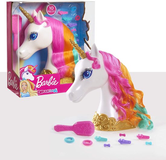 【商品名】Barbie バービードリームトピアユニコーンスタイリングヘッド、10ピース、ただ遊ぶBarbie Dreamtopia Unicorn Styling Head, 10-pieces, by Just Play【商品説明】・Br...