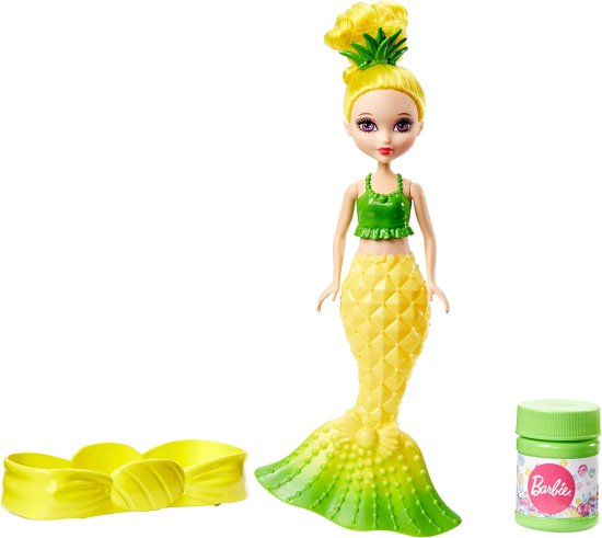 【商品名】Barbie バービードリームトピアバブル 'n楽しい人魚黄色の人形Barbie Dreamtopia Bubbles ‘n Fun Mermaid Yellow Doll【商品説明】・The small mermaid doll...