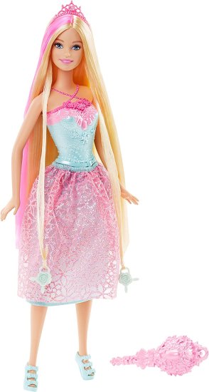 【商品名】Barbie ピンクの縞模様の髪のスタイリングビーズを備えたバービープリンセスドールBarbie Princess Doll with Styling Beads in Her Pink-Streaked Hair【商品説明】・B...