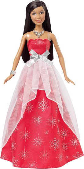 【商品名】Barbie バービー2015ホリデーアフリカ系アメリカ人人形Barbie 2015 Holiday African-American Doll【商品説明】・Dressed in this fabulous festive loo...