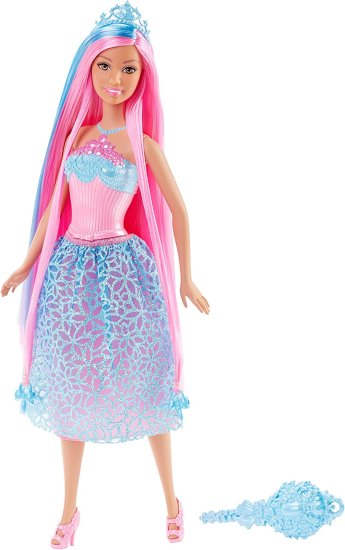 【商品名】Barbie バービーエンドレスヘアキングダムプリンセスドール、ブルーBarbie Endless Hair Kingdom Princess Doll, Blue【商品説明】・Barbie delivers a new spin...