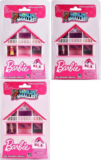 【商品名】Barbie 世界最小のバービードリームハウス - （3つのバービードリームハウスすべての束）World's Smallest Barbie Dreamhouse - (Bundle of All 3 Barbie Dreamho...