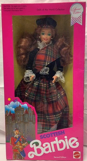 【商品名】Barbie スコットランドバービー第2版（1991）Scottish Barbie Second Edition (1991)【商品説明】・Collectible ・Stand Included ・Special Edition