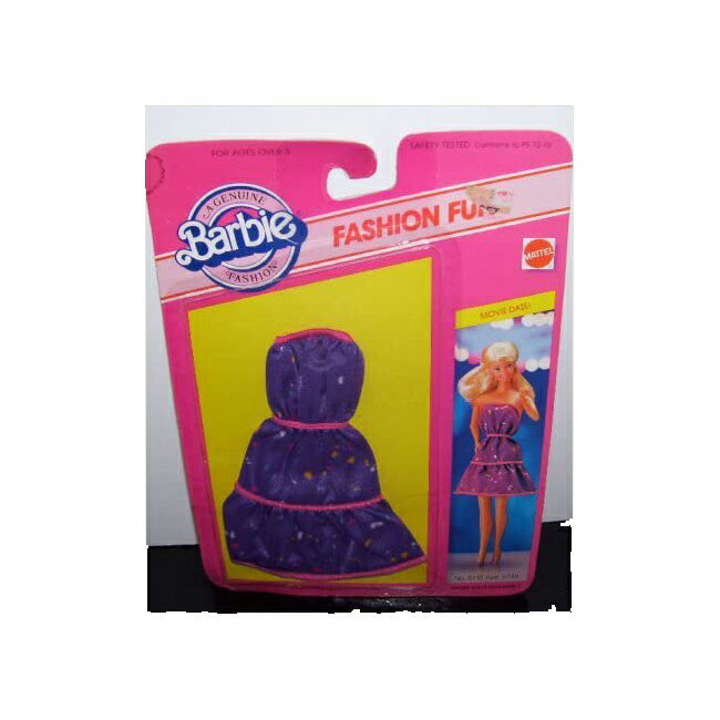 【商品名】Barbie ＃5718バービー人形ファッション楽しい映画の日付服セット#5718 Barbie Doll Fashion Fun Movie Date Clothing Set【商品説明】・Introduced in1982 ・...